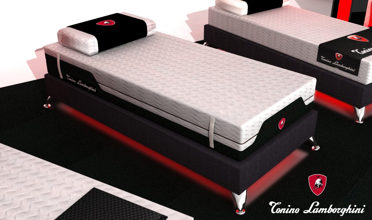 A Lamborghini bed
