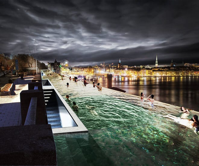 Stockholm Infinity Pool project boasts views of Södermalm and the ...