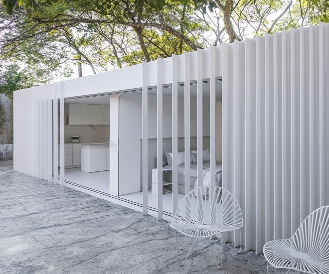 How this Modern House is Actually Made from Two Shipping Containers - LUXUO